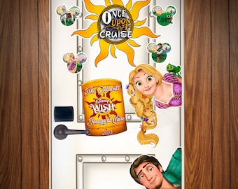 Rapunzel Cruise Door Magnet - Etsy