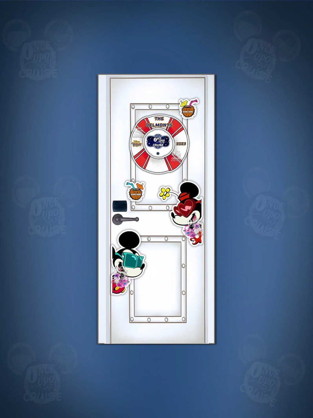 Disney Wish Cruise Beach Castaway Cay Mickey and Minnie With Preserver ...