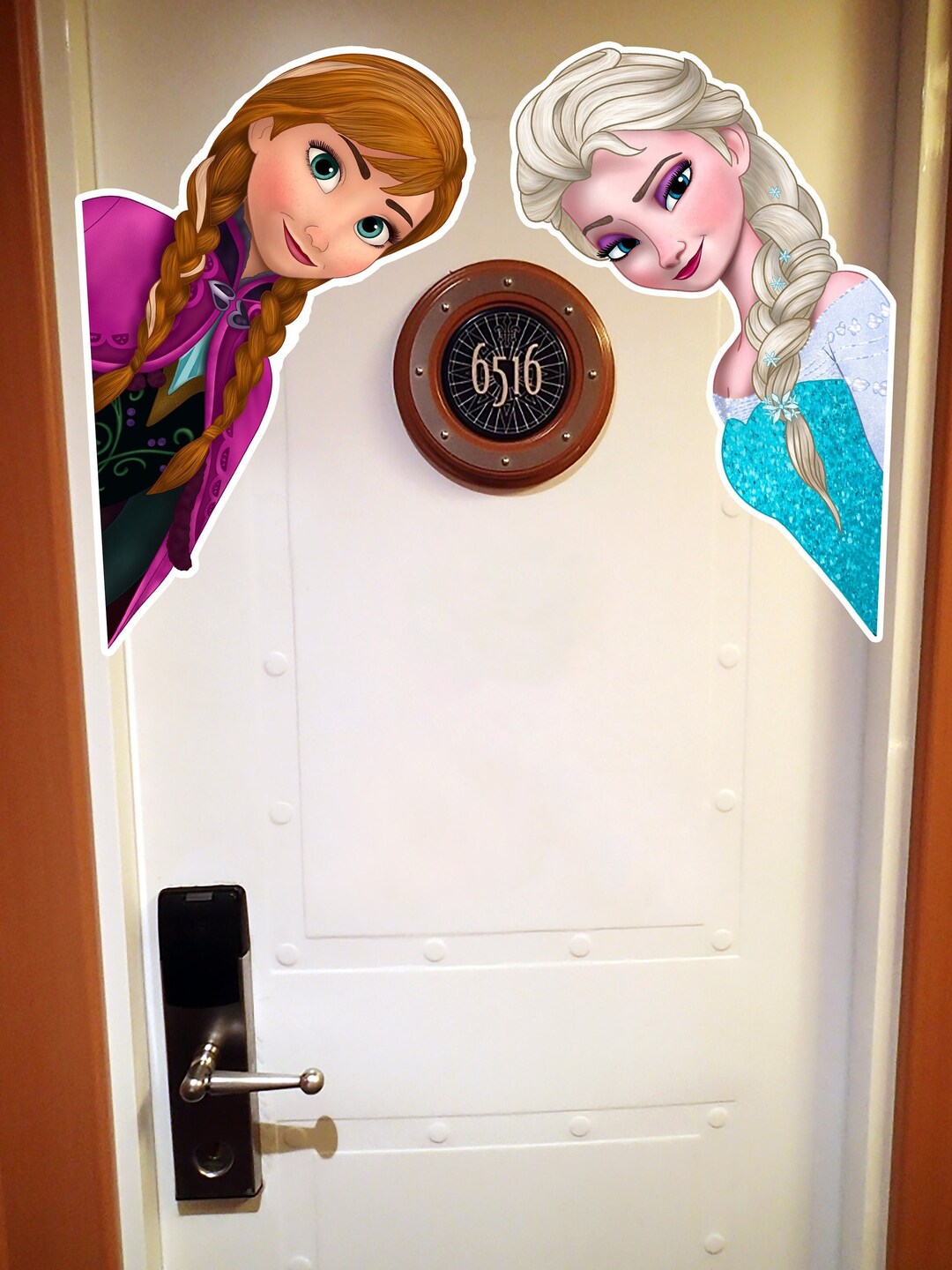 Disney Inspired Frozen Anna and Elsa Sister Magnet Set Characters ...
