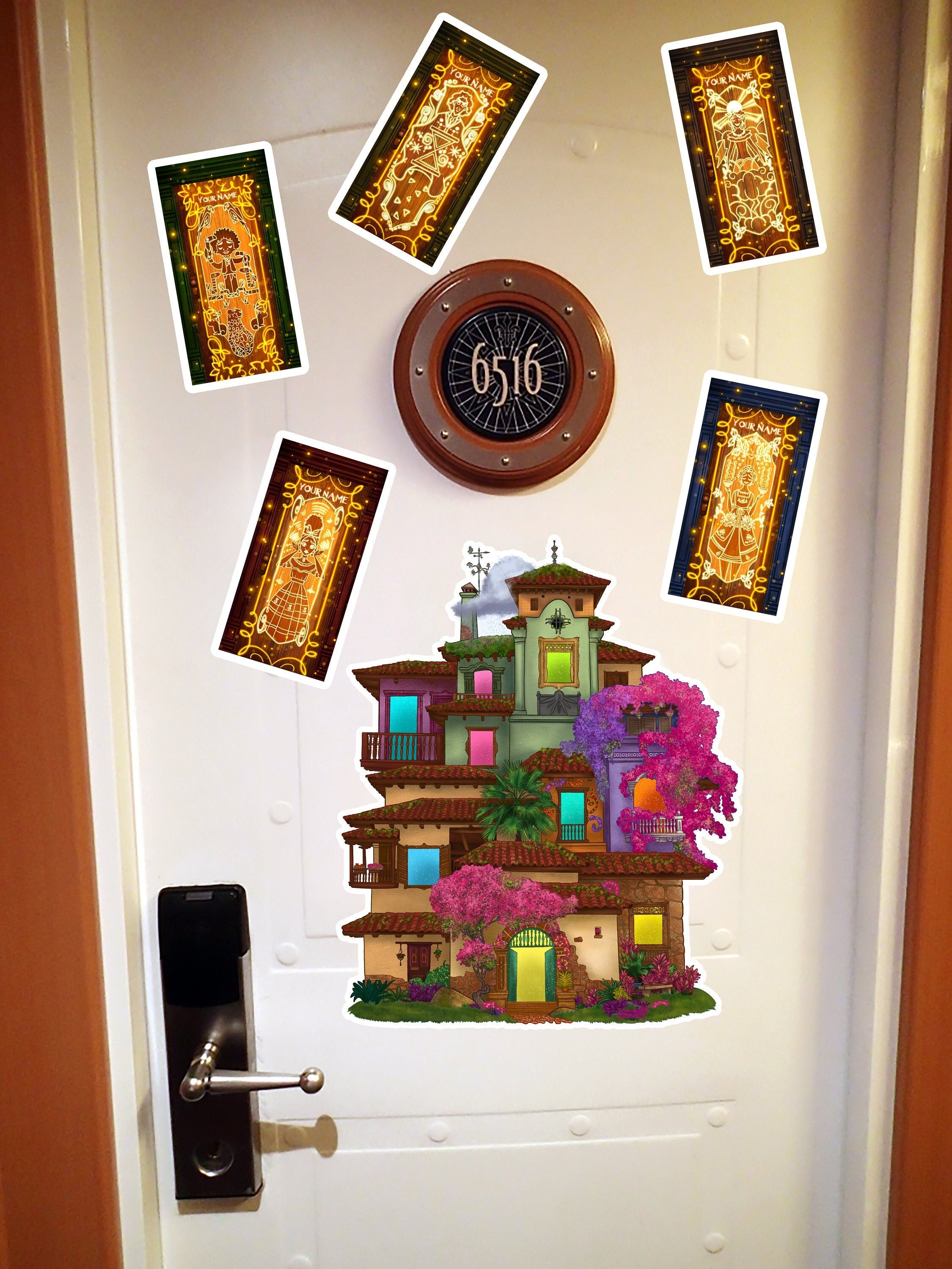 Disney Encanto Personalized Doors Inspired Art Painted Character Magnet ...