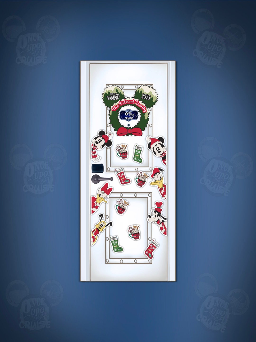 Disney Wish Inspired Very Merry Christmas Set Mickey Minnie - Etsy