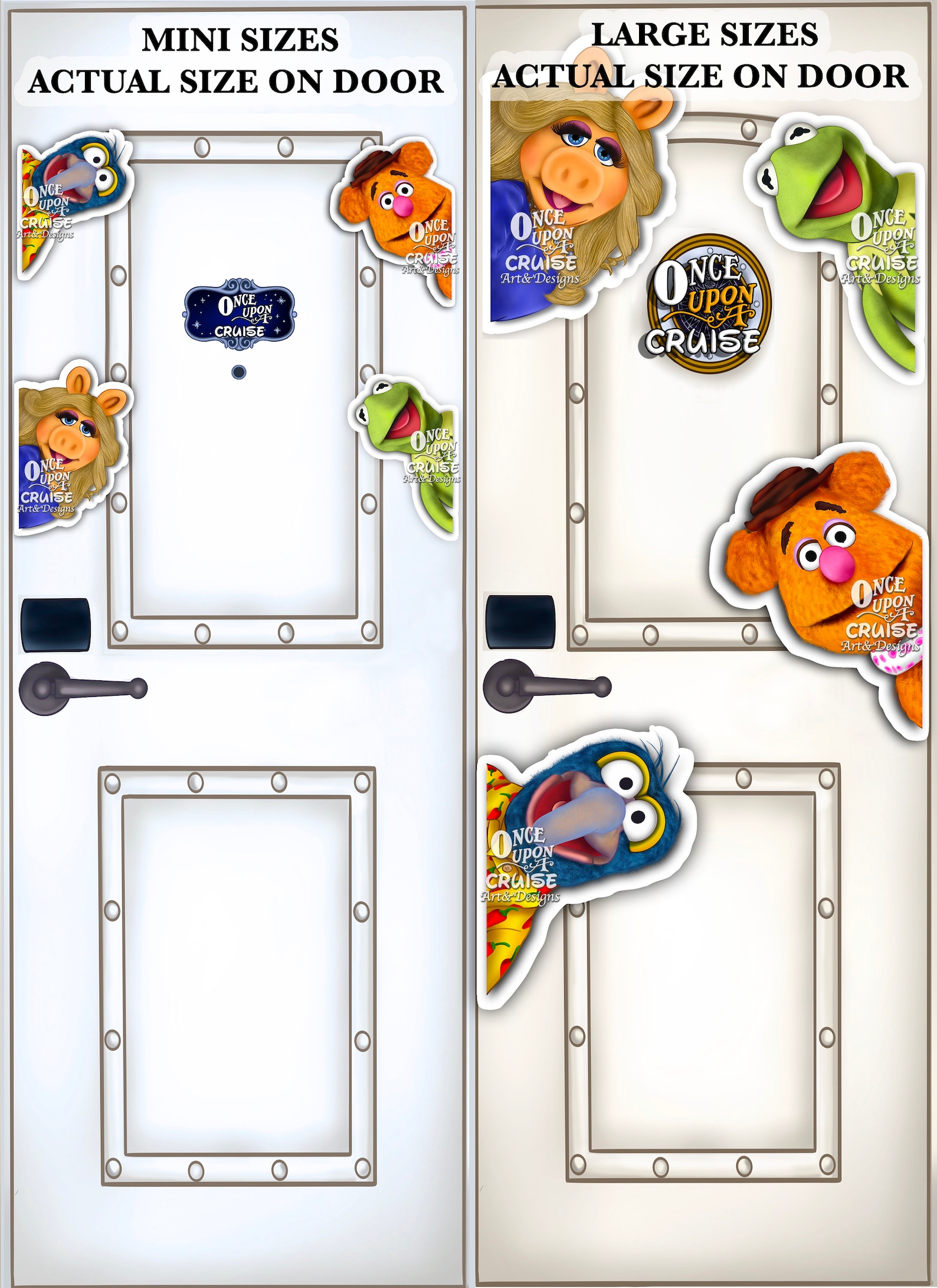 Disney Wish Cruise Jim Henson the Muppets Kermit, Miss Piggy, Gonzo and ...