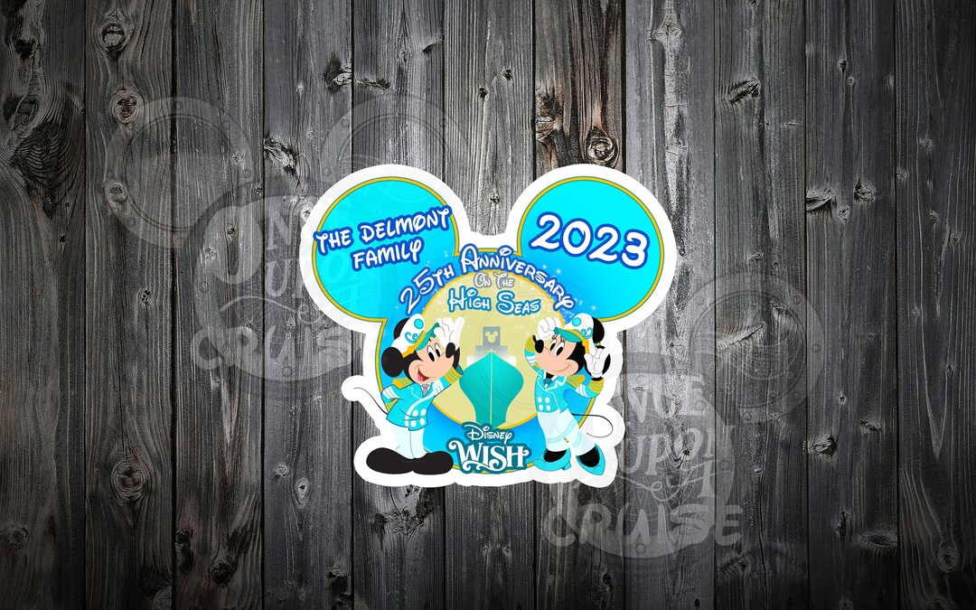 Shop Exclusive DCL 25th Silver Anniversary at Sea Mickey & Minnie Mouse ...