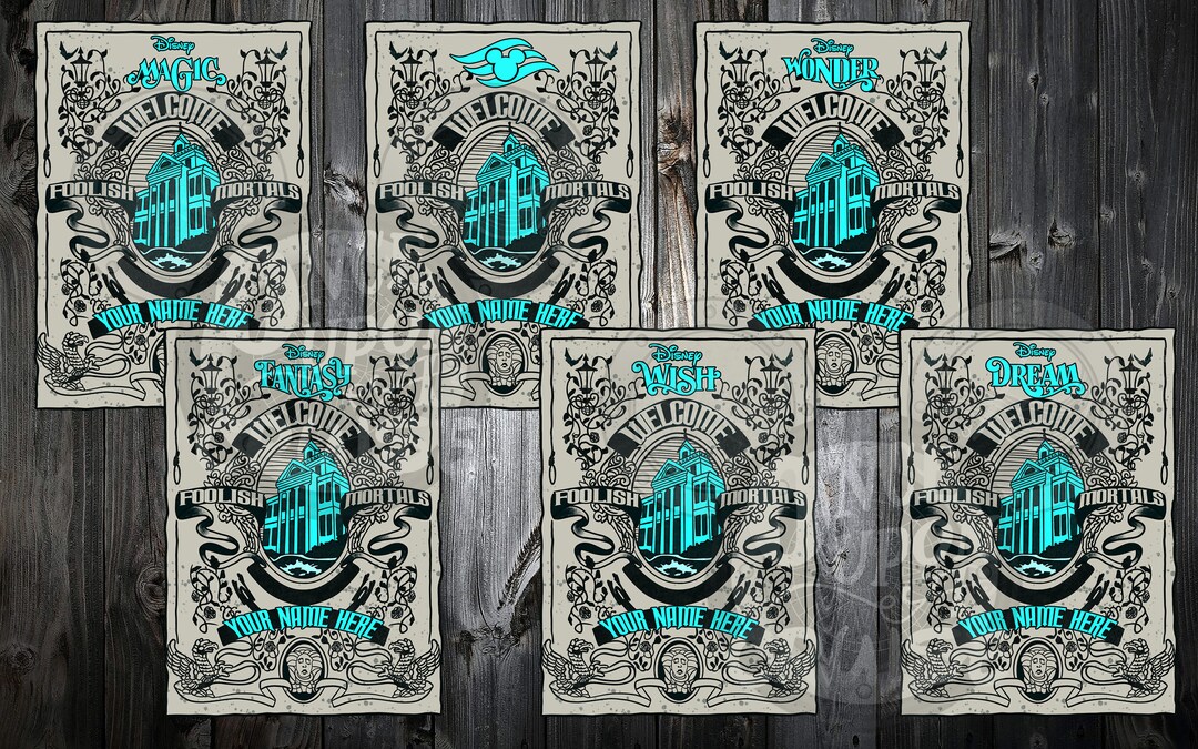 DCL Treasure Haunted Mansion Tarot Cards Halloween on the High Seas ...