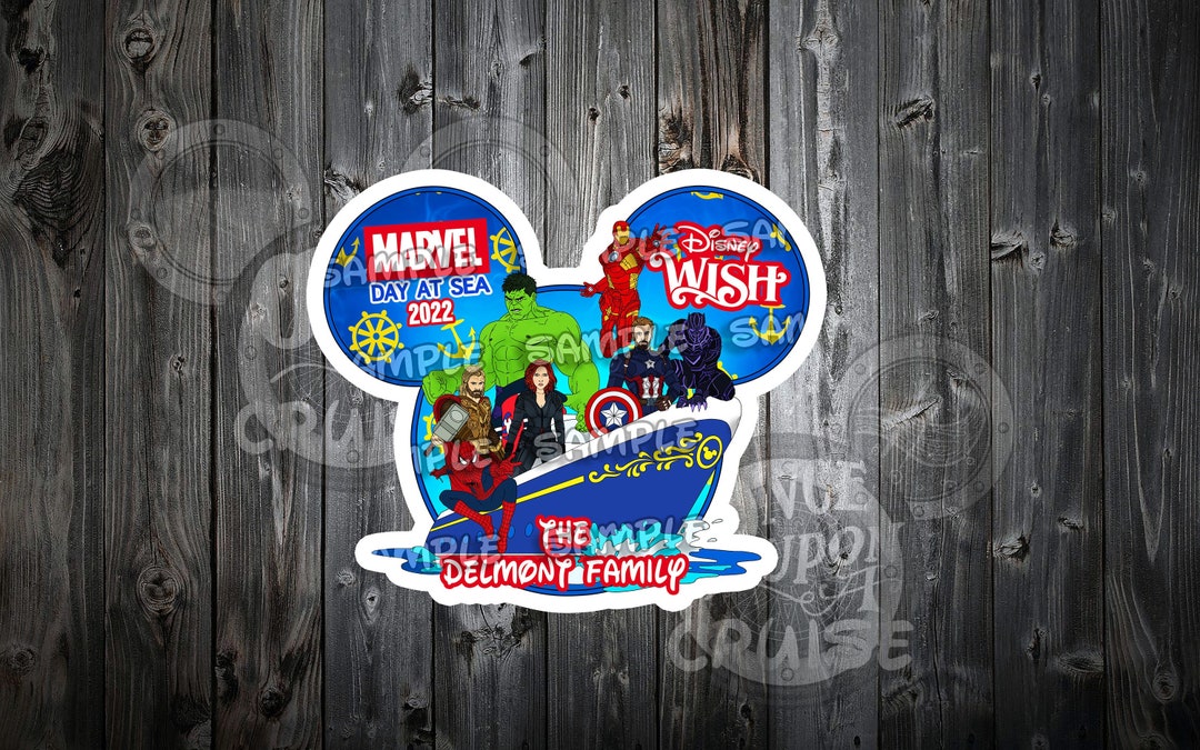 Disney Cruise Line Avengers Inspired Marvel Day at Sea Mickey Shaped ...