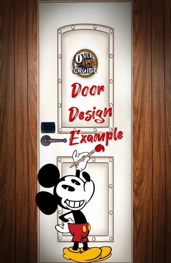 CUSTOM Door Design Example for Disney Inspired Large Painted - Etsy