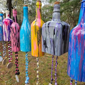 GRAB BAG Wine Bottle Wind Chimes (pot Luck) - Etsy