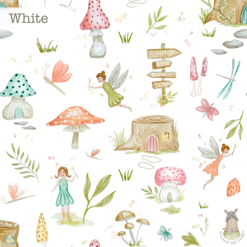 Fairy Forest Seamless Digital Design Non-exclusive for Seamless ...