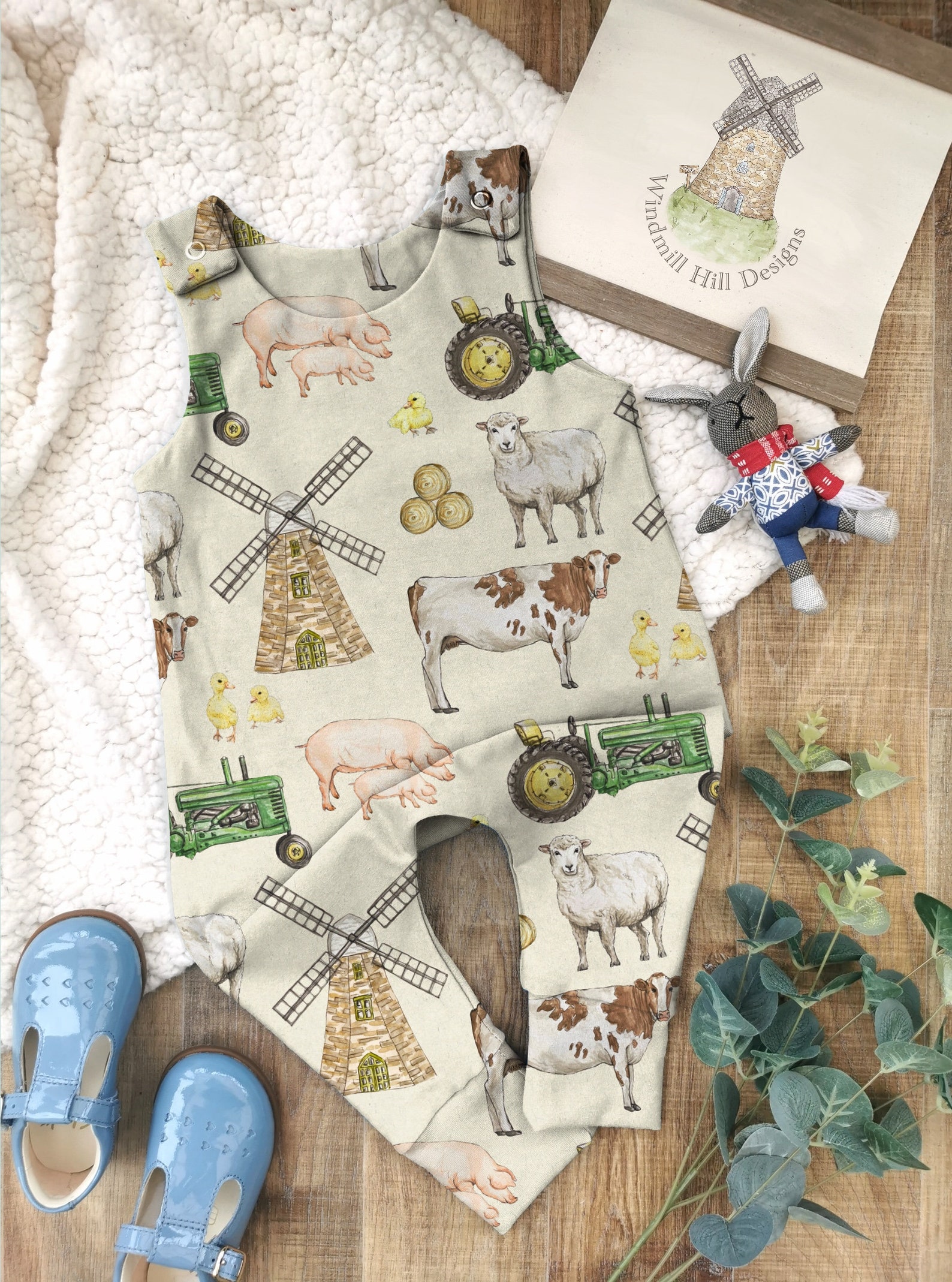 Farm Animals Seamless Fabric Design Non-exclusive - Etsy