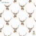 Winter Stag 9.99cm X 9.99cm 300dpi Digital Seamless Design Repeat ...