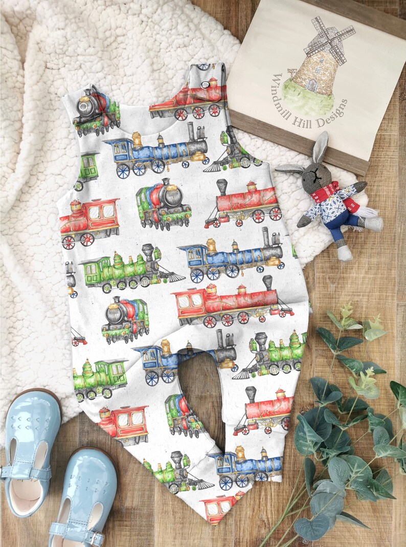 Trains Steam Train Digital Seamless Fabric Design Non Exclusive - Etsy