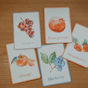 Fruit Memory Match Game: Preschool Printable Flashcards (digital ...