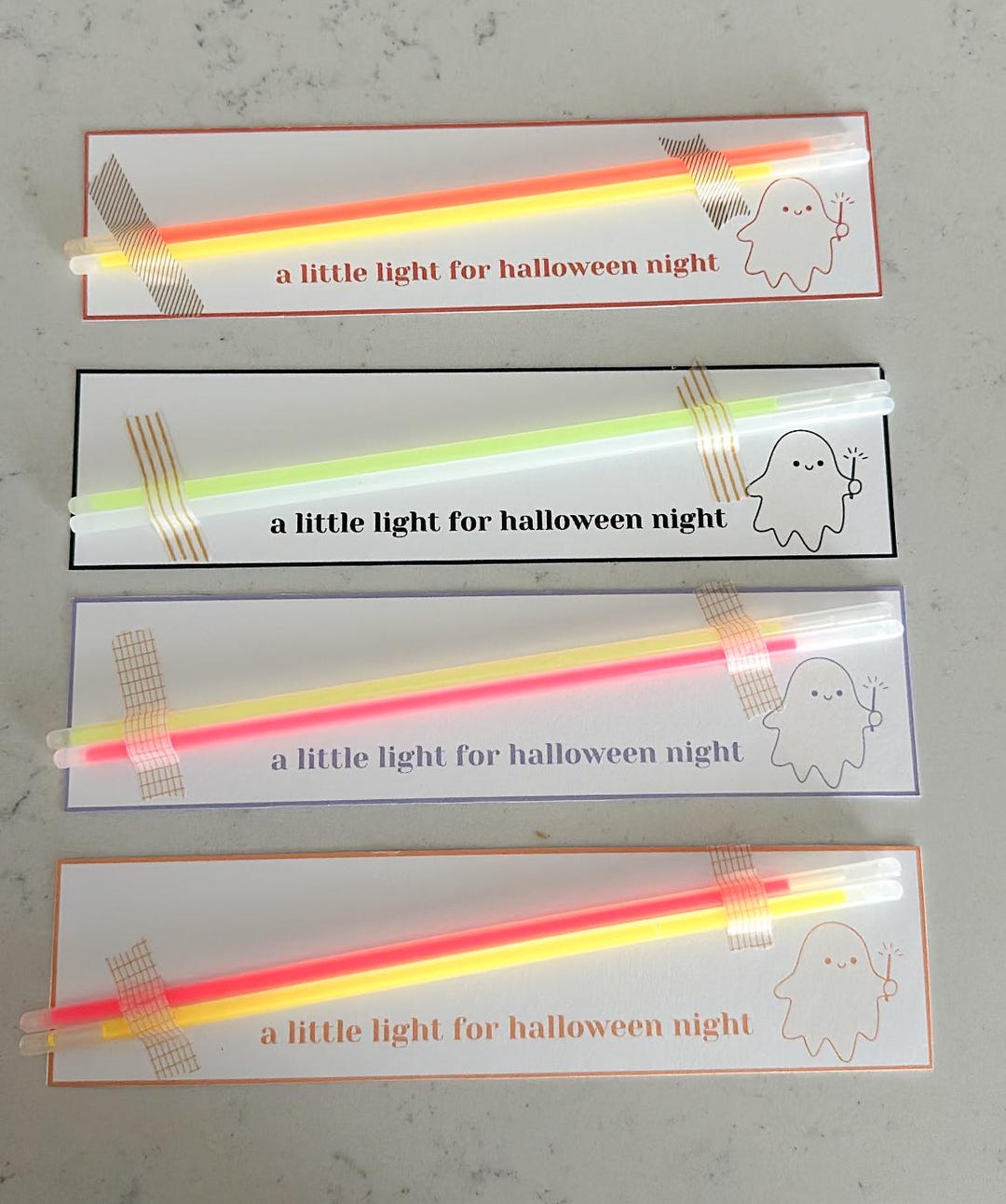 Halloween Glow Stick Printable - A Little Light for Halloween Night ...