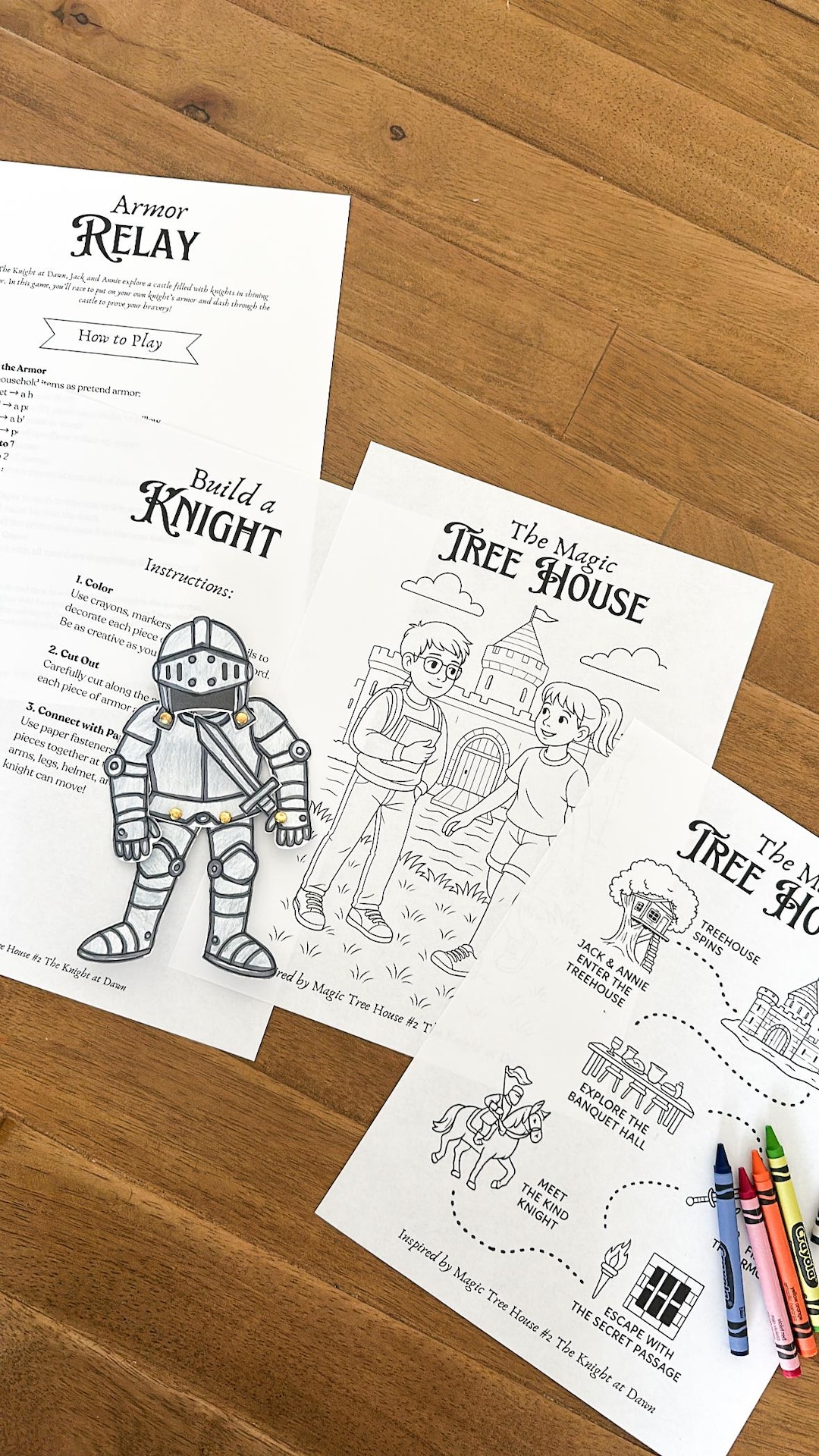 Magic Tree House Curriculum Unit Study - Book #2 the Knight at Dawn - Etsy