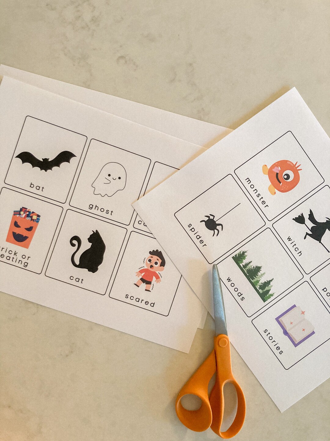 Halloween Charades for Kids - Etsy