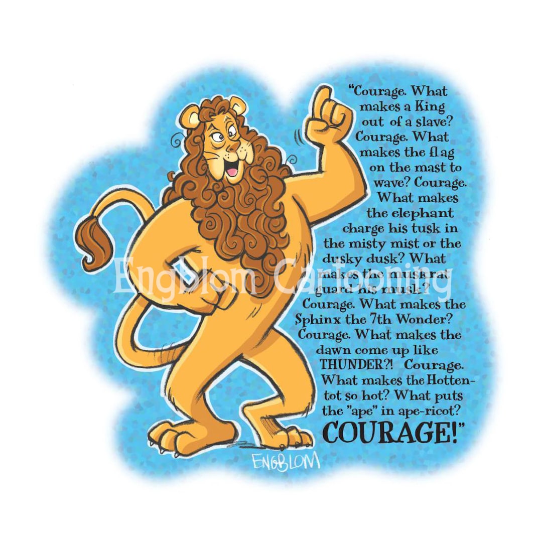 Wizard of Oz: the Cowardly Lion - Etsy