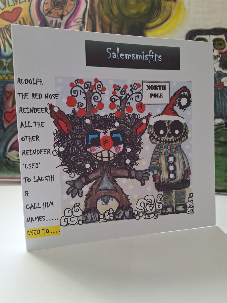 Hand Drawn Card Memes Papercraft Scrapbook Greeting Card - Etsy