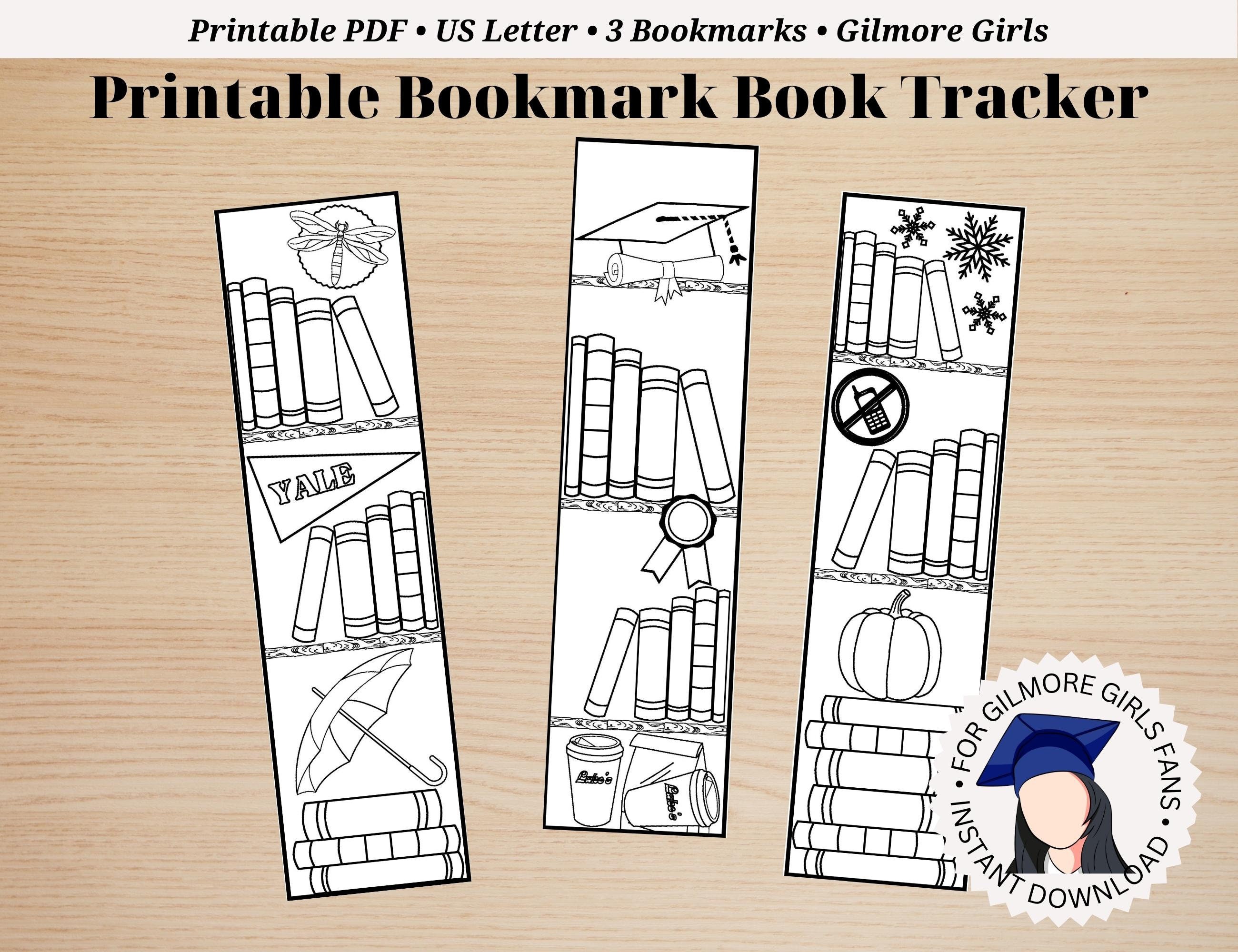 Gilmore Girls Inspired Printable Bookmarks Set of 3 Reading - Etsy