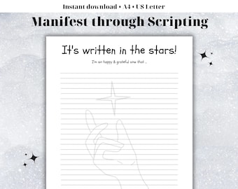 Law of Assumption PRINTABLE Workbook & Journal Colorful Galaxy - Etsy