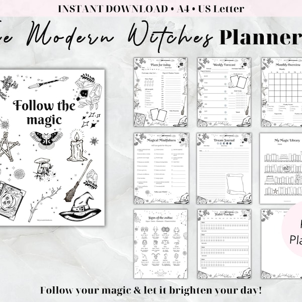 Witch Planner - Etsy