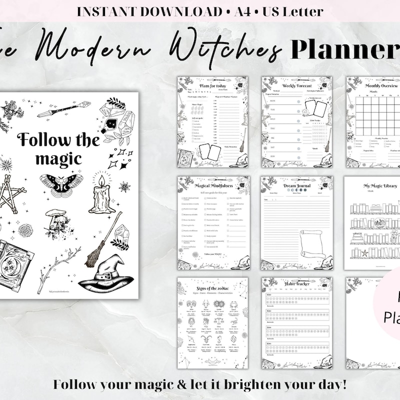Witch Planner - Etsy