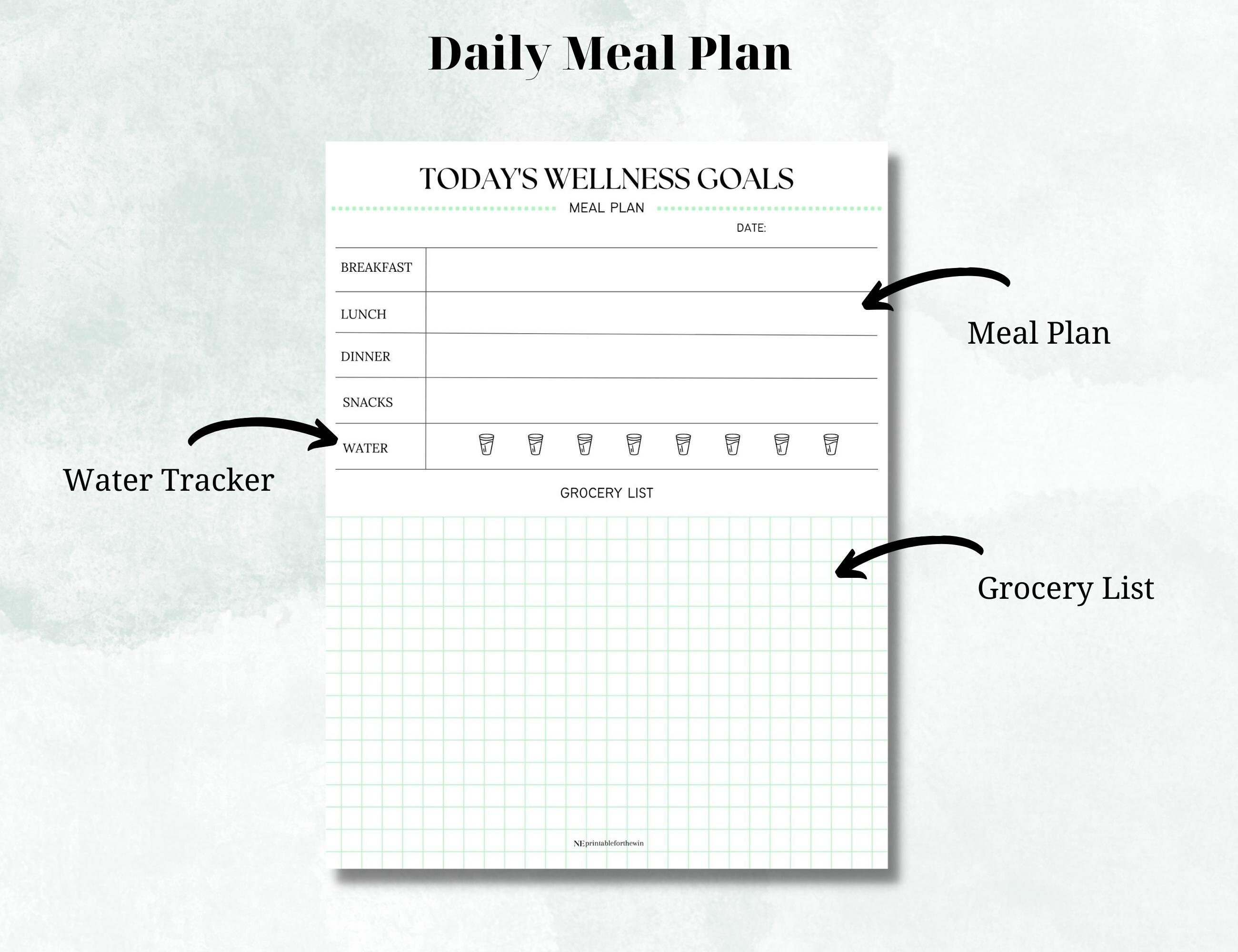 Wellness Journal, Daily Planner, Mental Health, Emotional Health ...