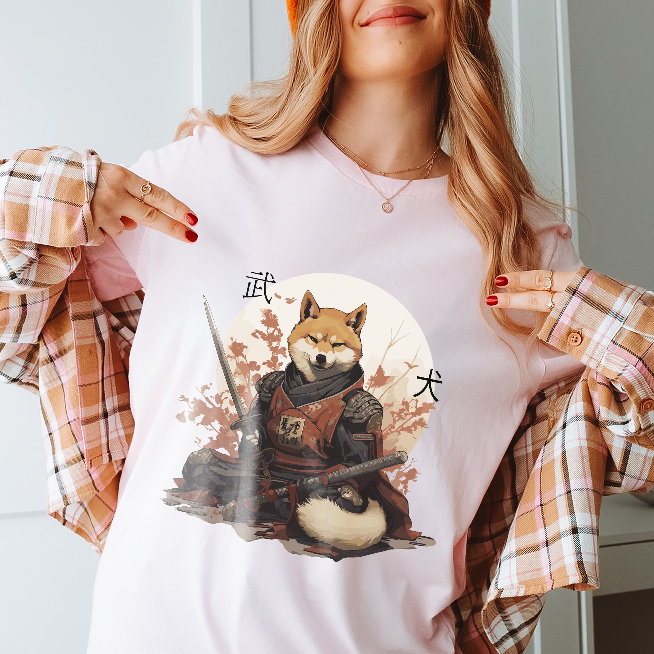 Samurai Shiba Inu T-shirt Japanese Dog Shirt, Dog Lovers Tee, Gift for ...