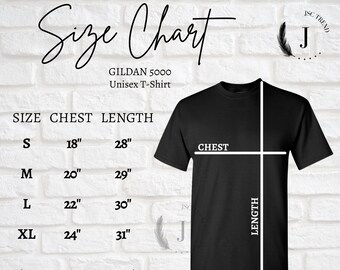 Black Size Chart - Etsy
