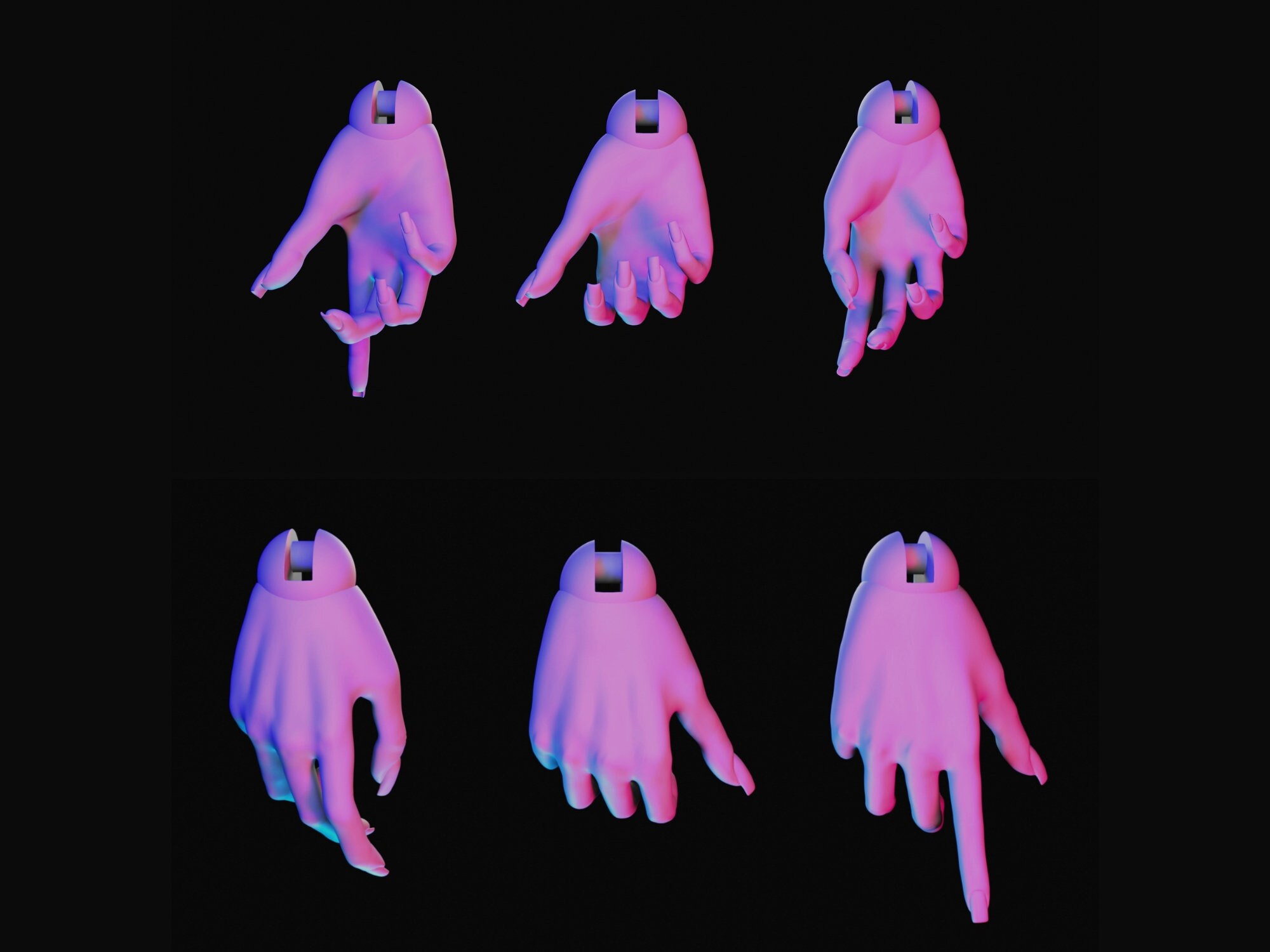 BJD Hands Bundle | 3D Model | STL Files for Printing | Art Doll DIY ...