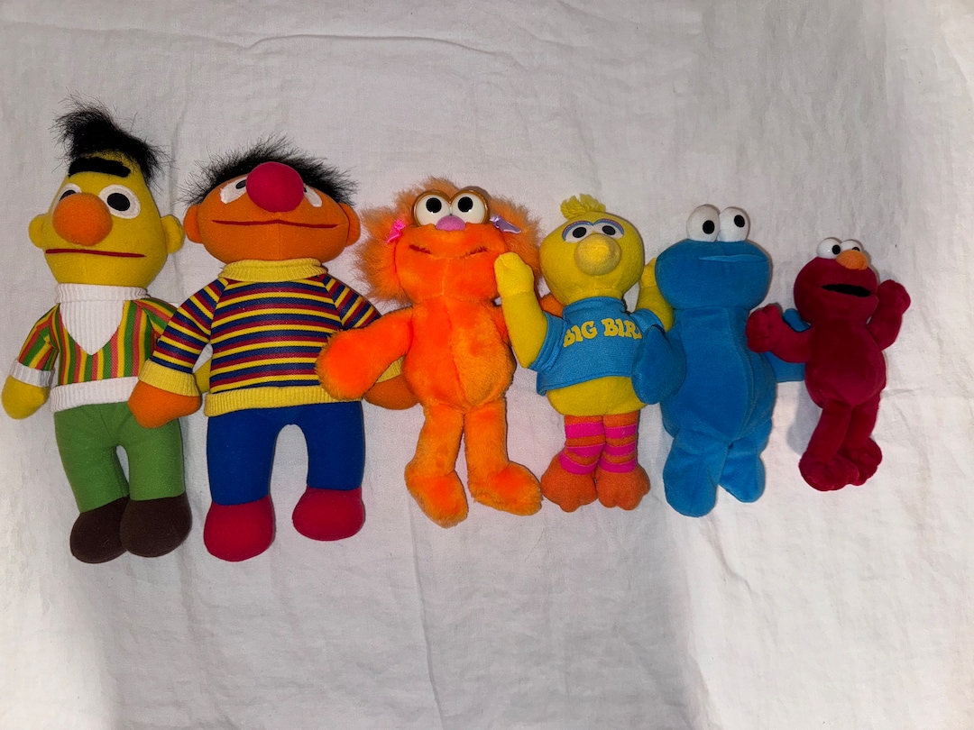 Sesame Street Plushies - Etsy