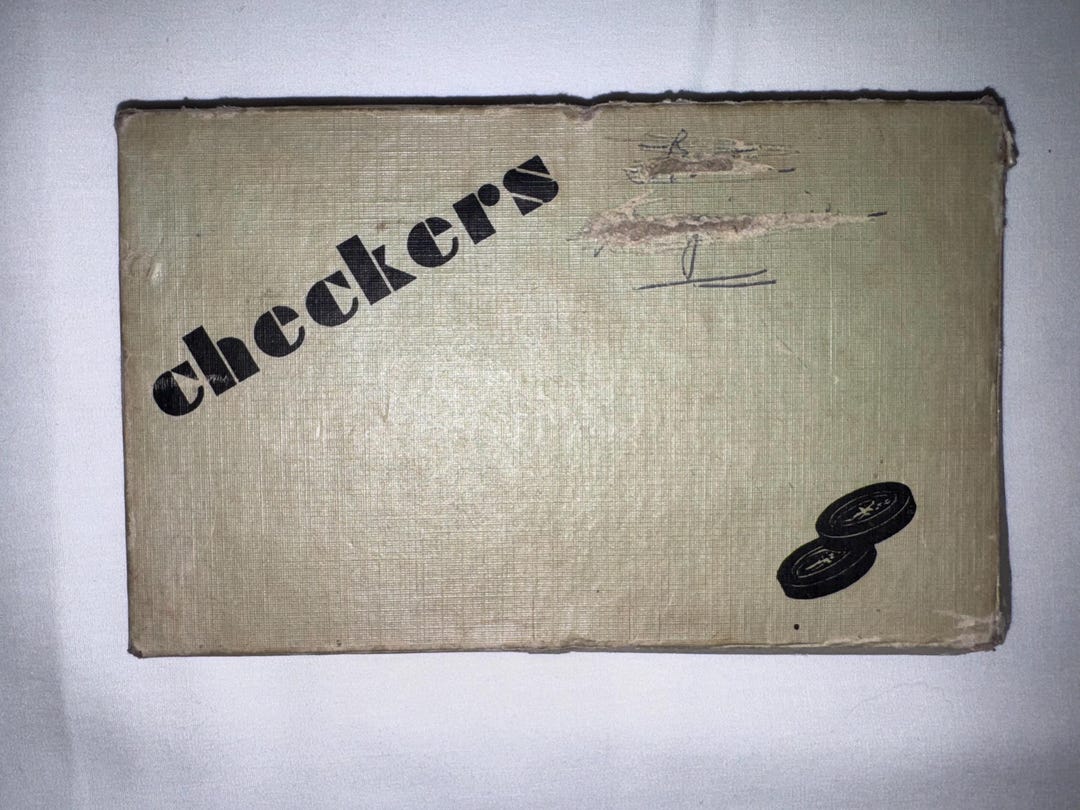 Vintage Checkers - Etsy