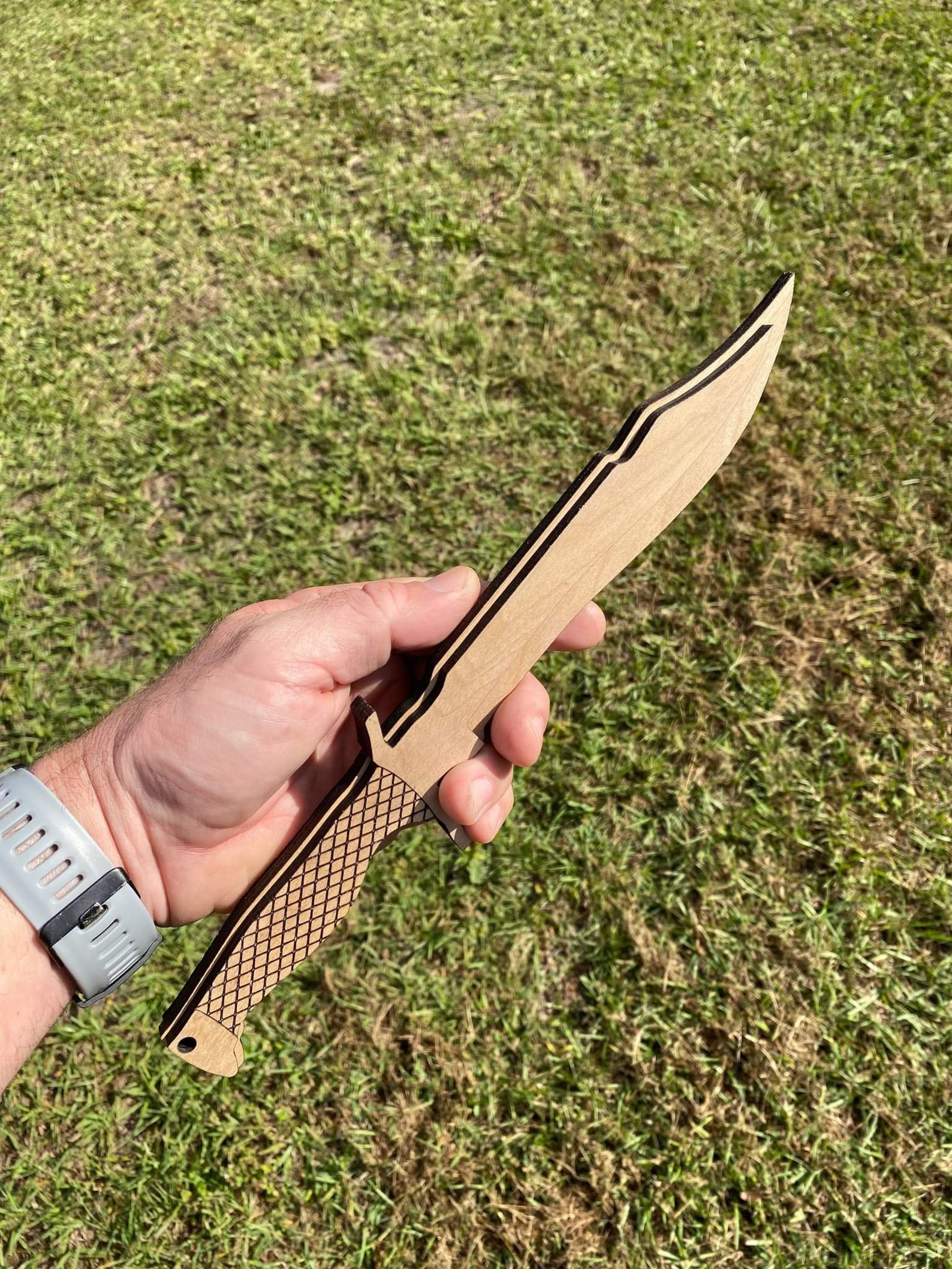 Kids Wooden Bowie Knife - Toy - File Download Only (svg, Dxf, Pdf, Png ...