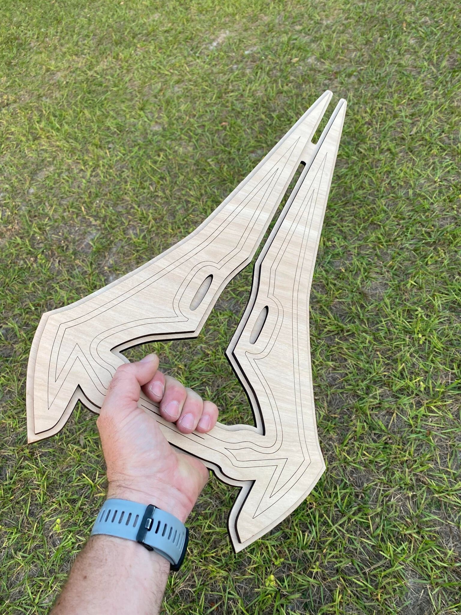 Kids Wooden Halo Energy Sword - Toy - File Download Only (svg, Dxf, Pdf ...