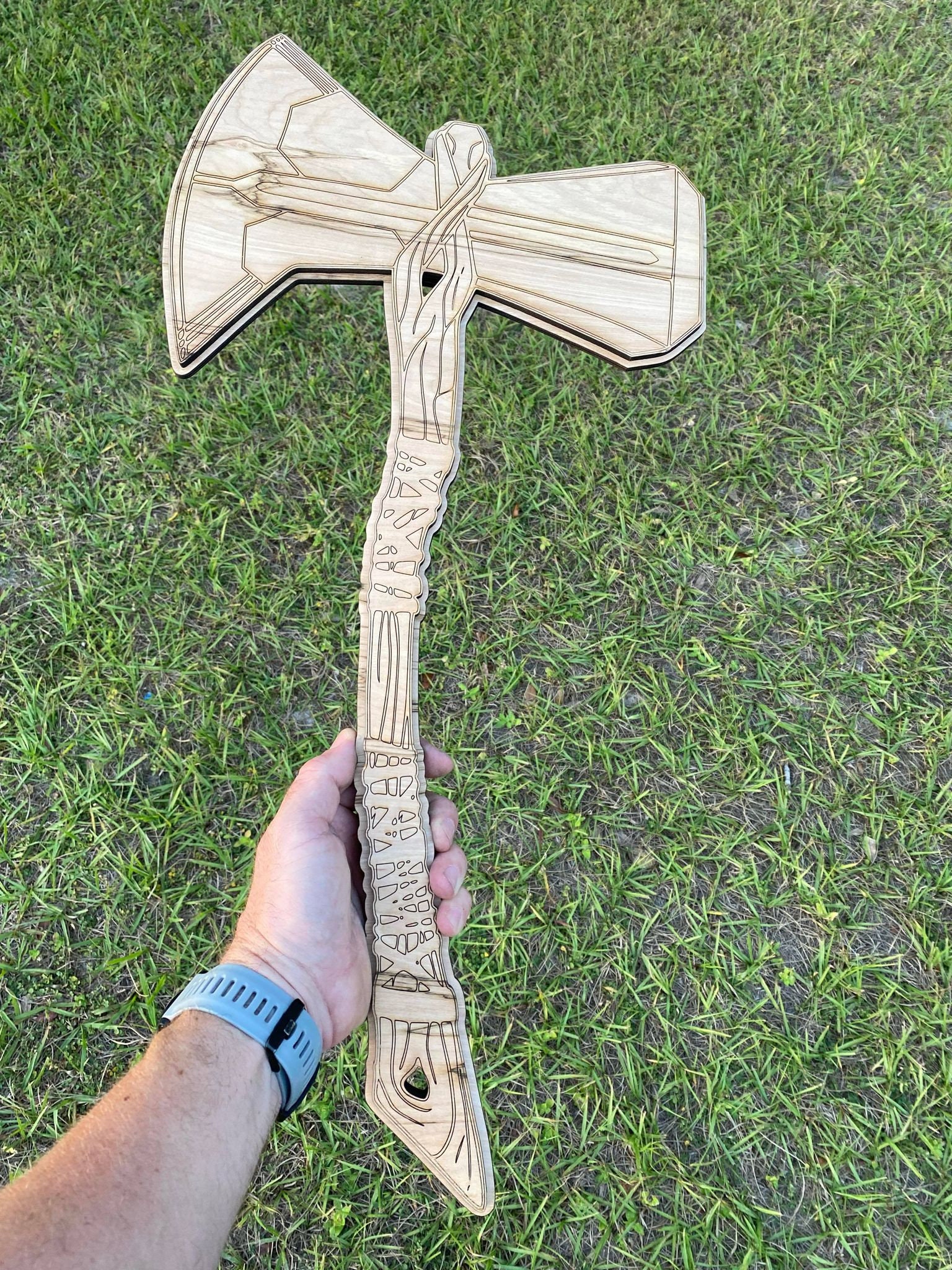 Kids Wooden Thor Stormbreaker Axe - Toy - File Download Only (svg, Dxf ...