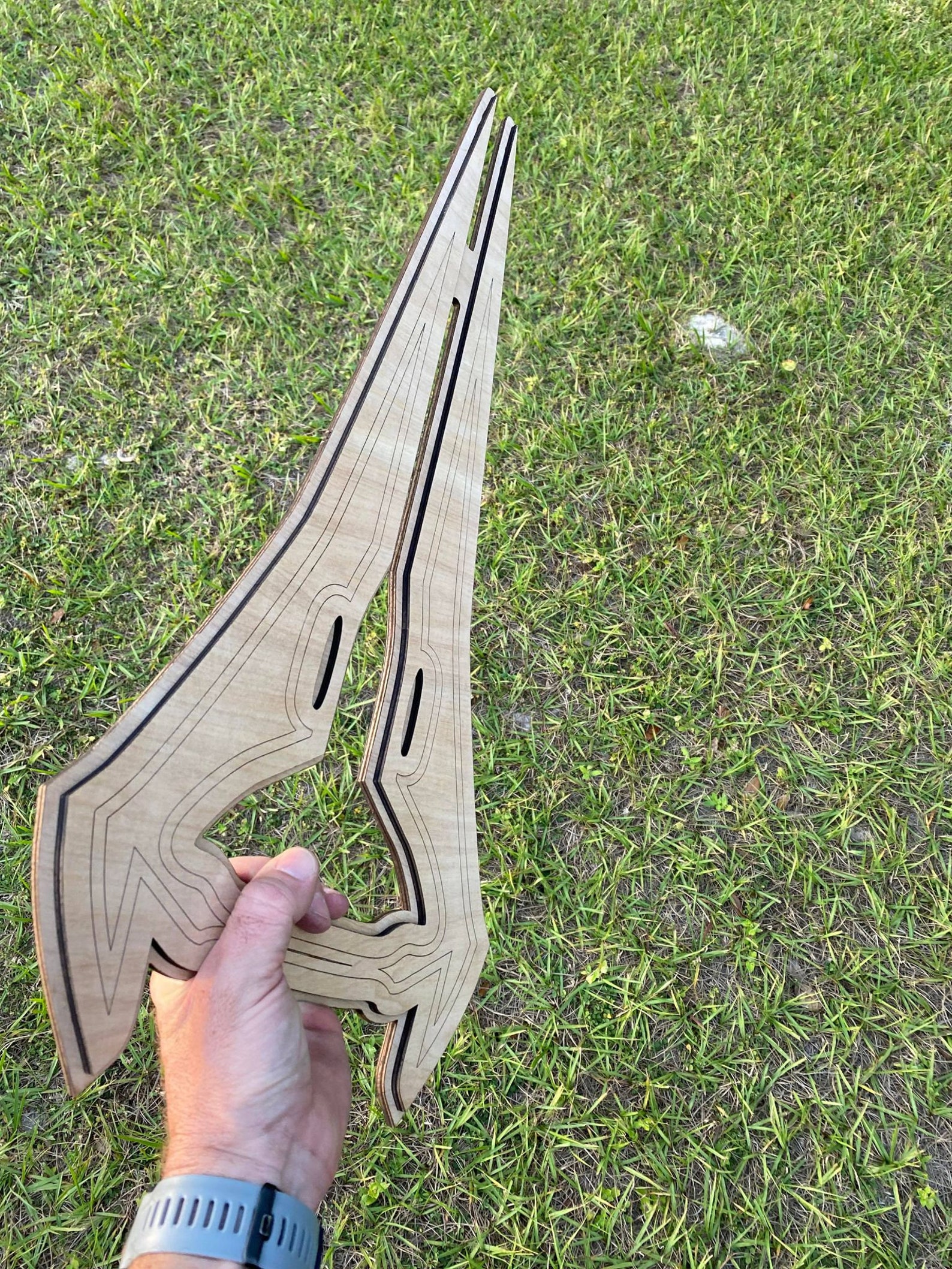 Kids Wooden Halo Energy Sword - Toy - File Download Only (svg, Dxf, Pdf ...
