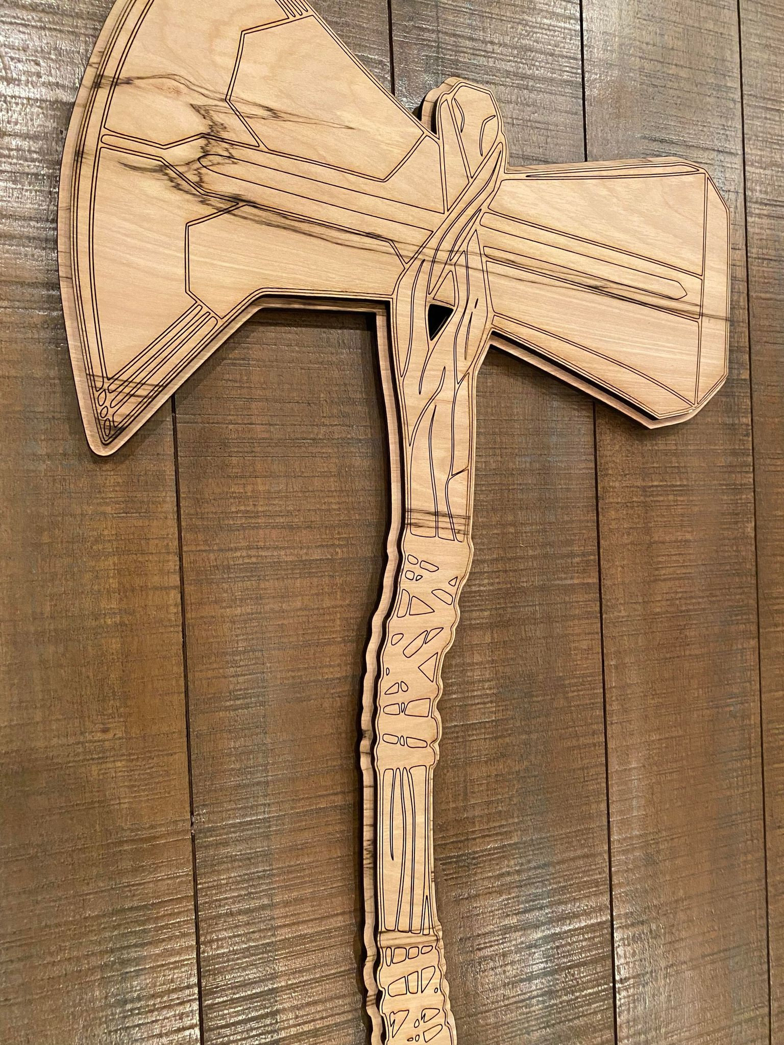 Kids Wooden Thor Stormbreaker Axe Toy Vector File svg - Etsy