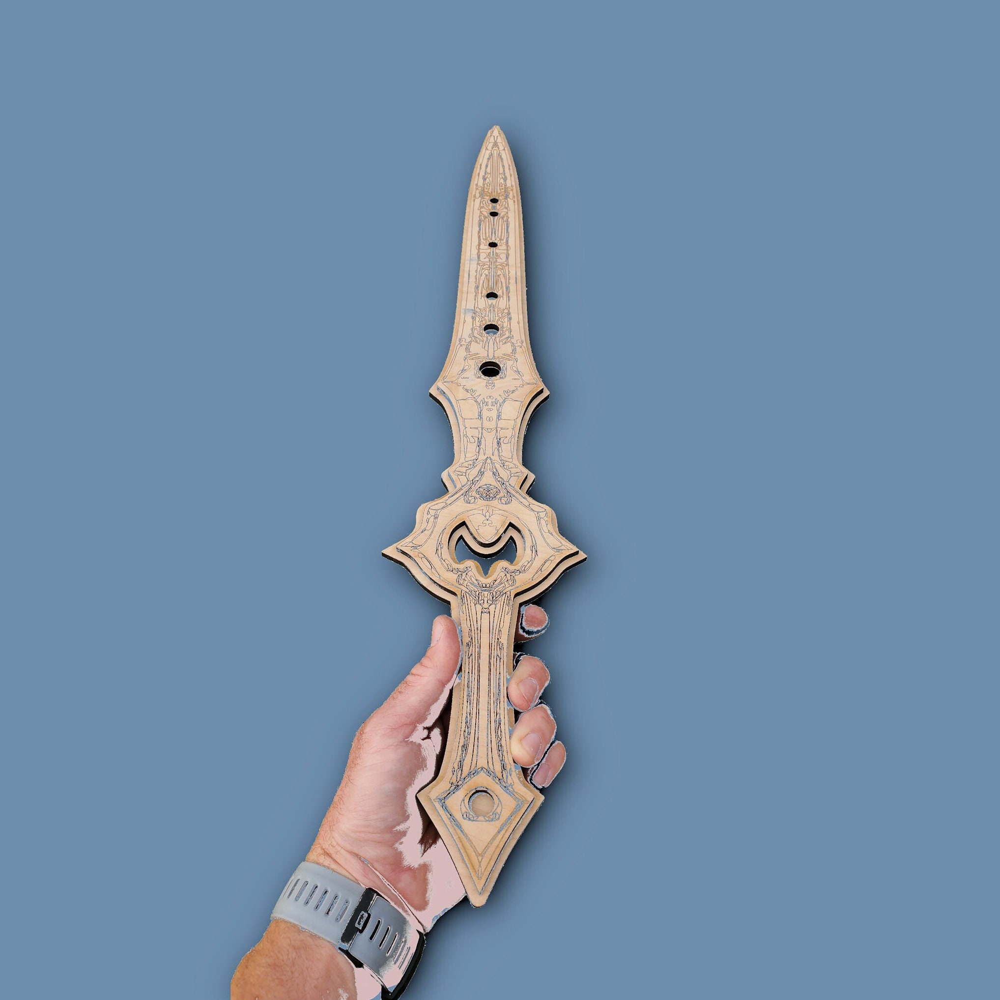 Kids Wooden Infinity Sword - Toy - File Download Only (svg, Dxf, Pdf ...