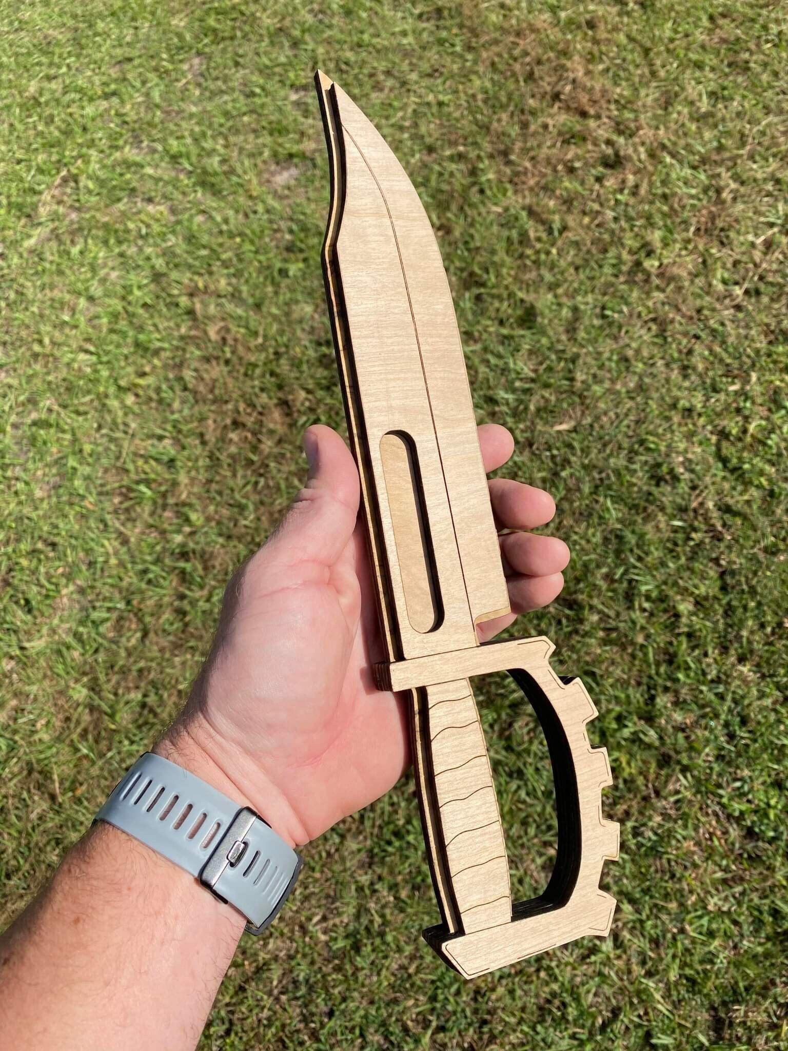 Kids Wooden COD Bowie Knife Toy Call of Duty File Download Only svg ...