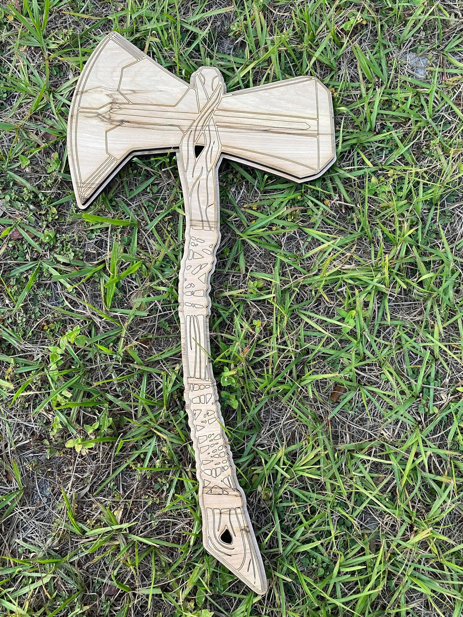 Kids Wooden Thor Stormbreaker Axe - Toy - File Download Only (svg, Dxf ...