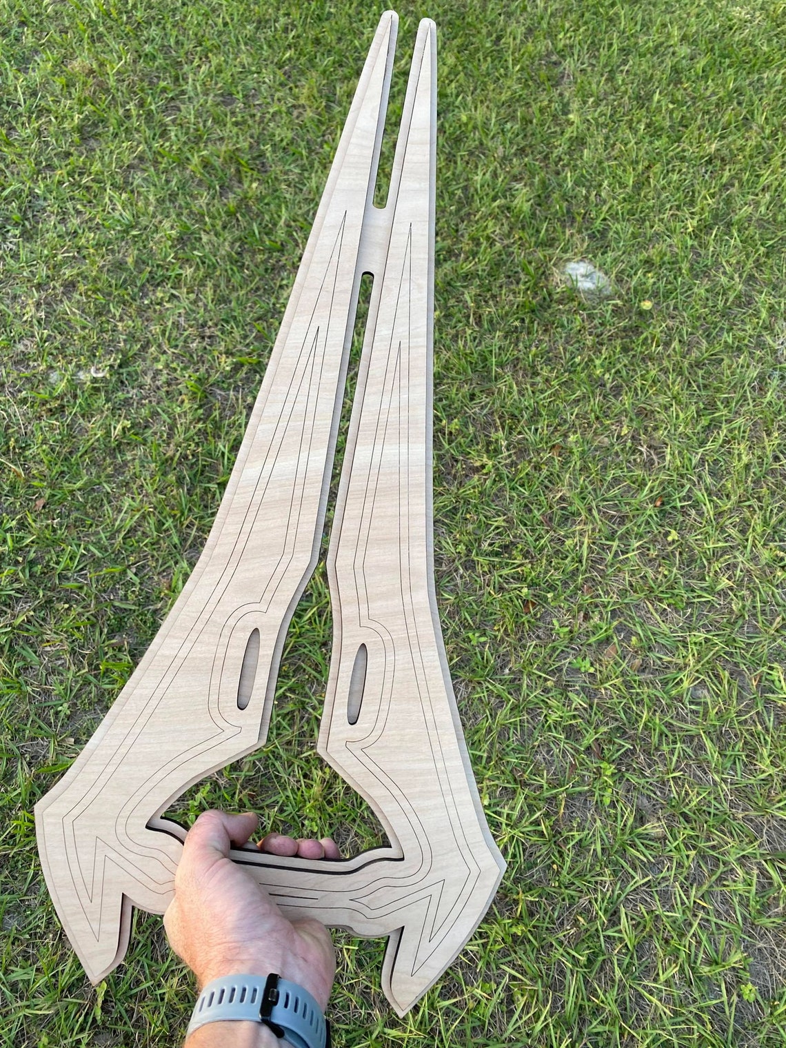 Kids Wooden Halo Energy Sword - Toy - File Download Only (svg, Dxf, Pdf ...