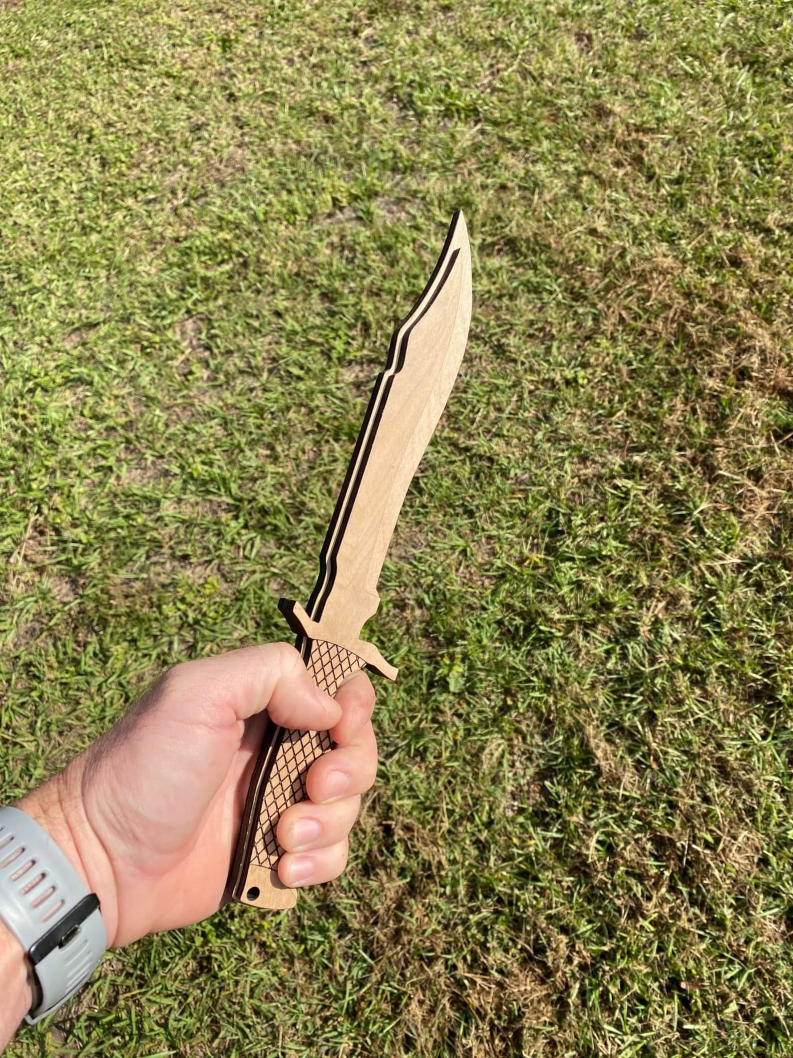 Kids Wooden Bowie Knife - Toy - File Download Only (svg, Dxf, Pdf, Png ...