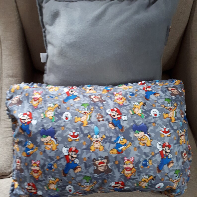 Super Mario Print Pillow Set - Etsy