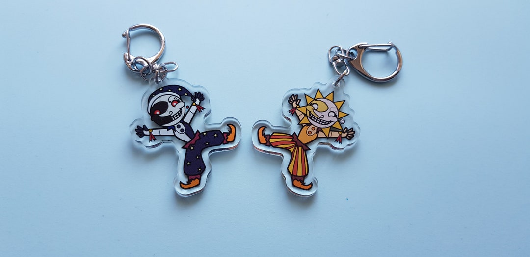 Sundrop and Moondrop SB Keychain - Etsy