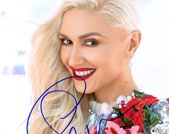 Gwen Stefani Signed Photo - Etsy