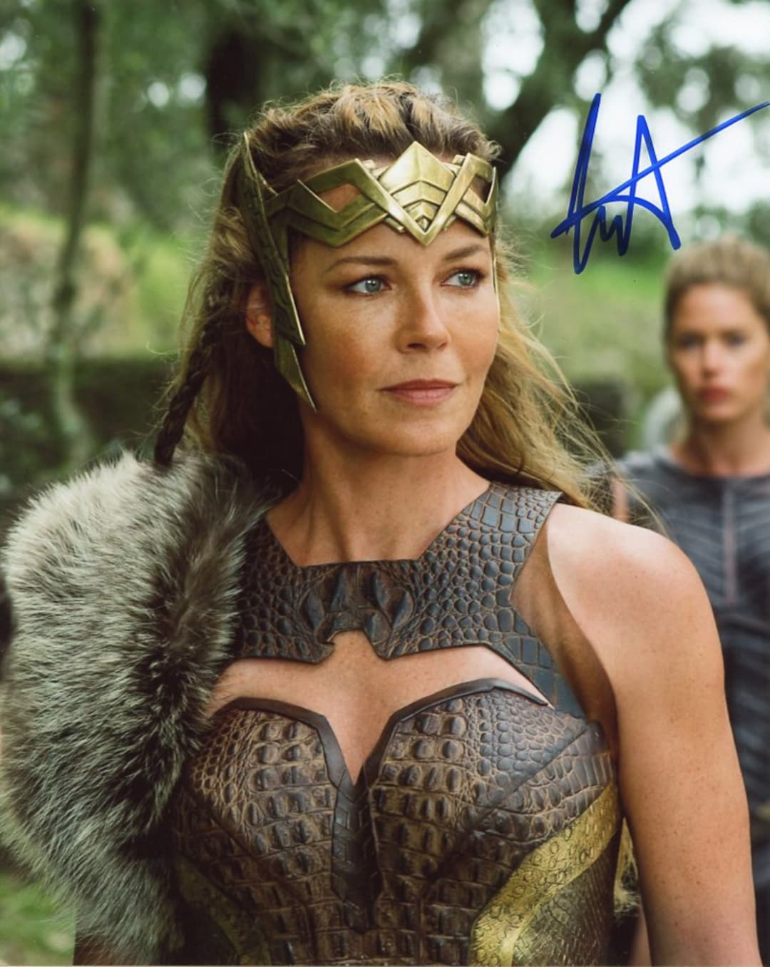 Connie Nielsen Wonder Woman In Person Signed Photo Etsy