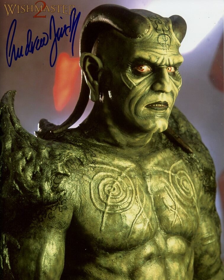 Andrew Divoff WISHMASTER 2 Private Signing in Person Signed Photo - Etsy