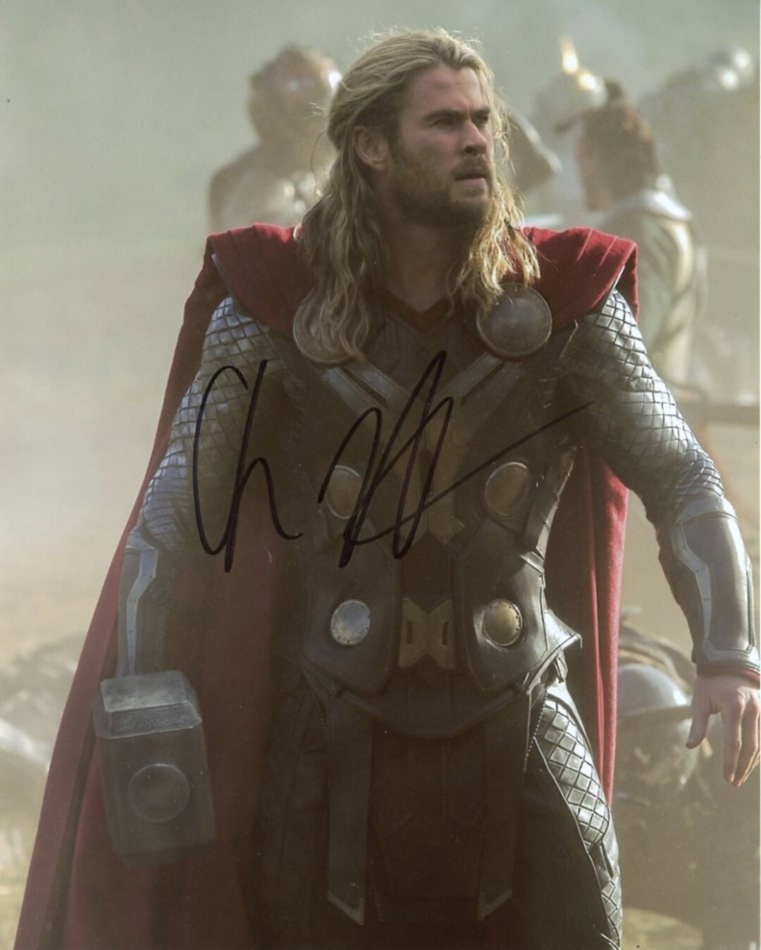 Chris Hemsworth THOR 2 in Person Signed Photo - Etsy