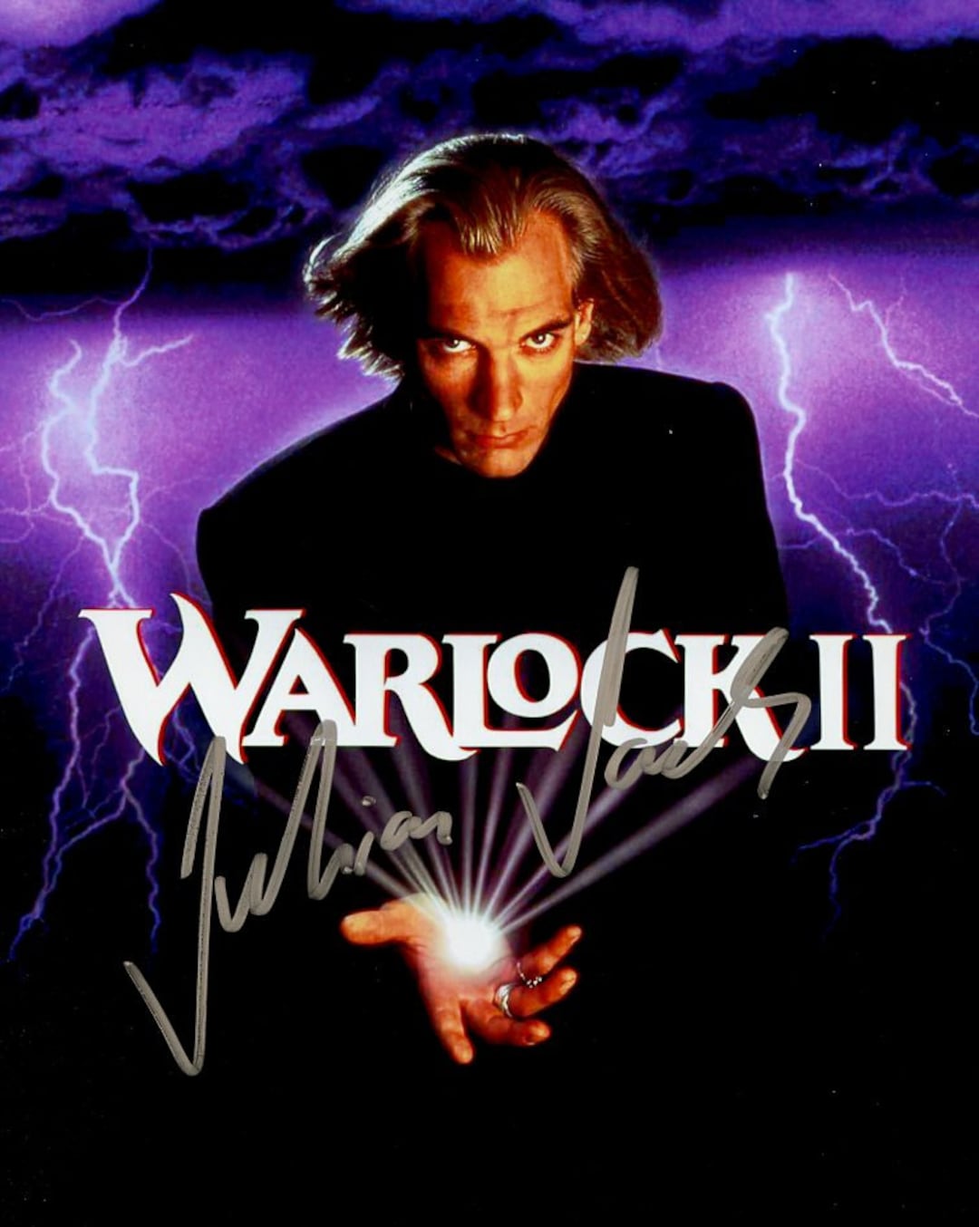 Julian Sands WARLOCK 2 ARMAGEDDON in Person Signed Photo - Etsy