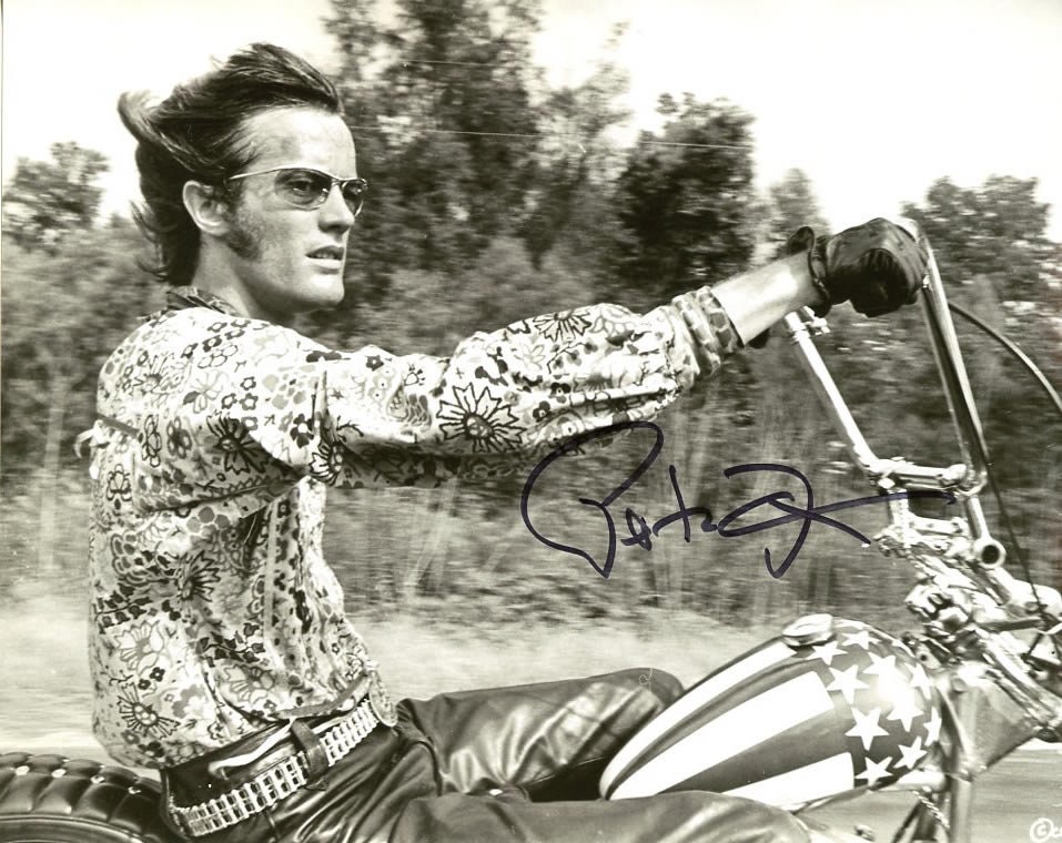 Peter Fonda EASY RIDER in Person Signed Photo - Etsy