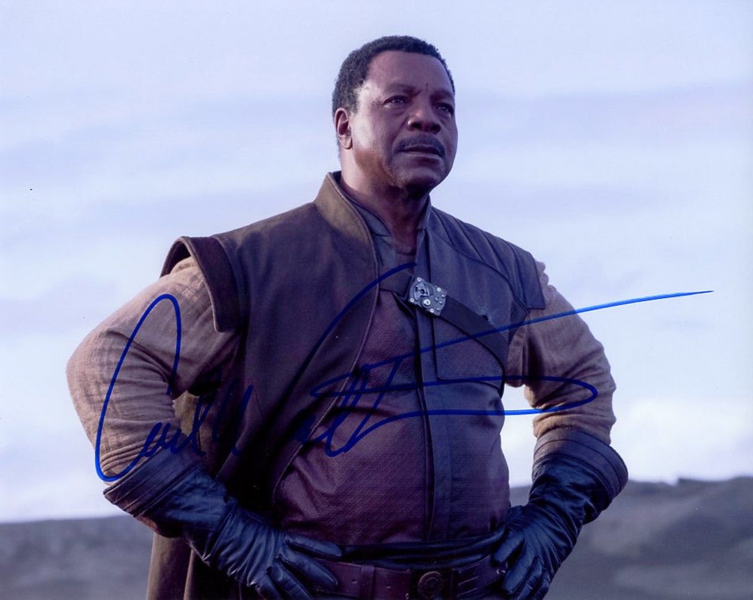 Carl Weathers 1948-2024 THE MANDALORIAN in Person Signed Photo - Etsy